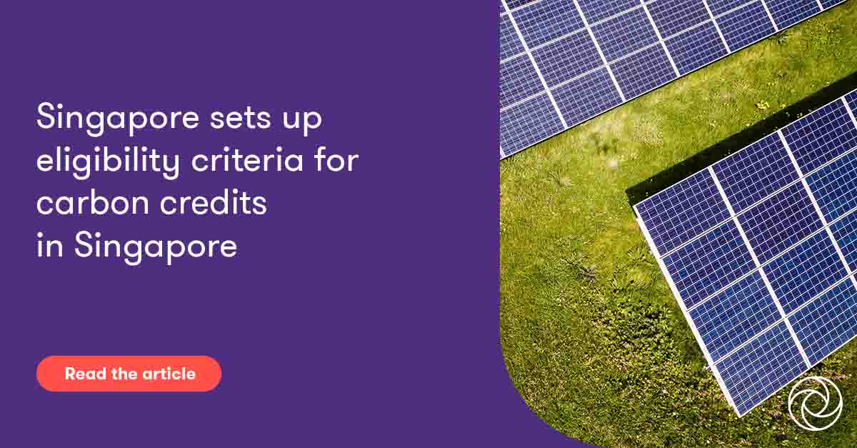 Singapore sets up eligibility criteria for carbon credits | Grant ...